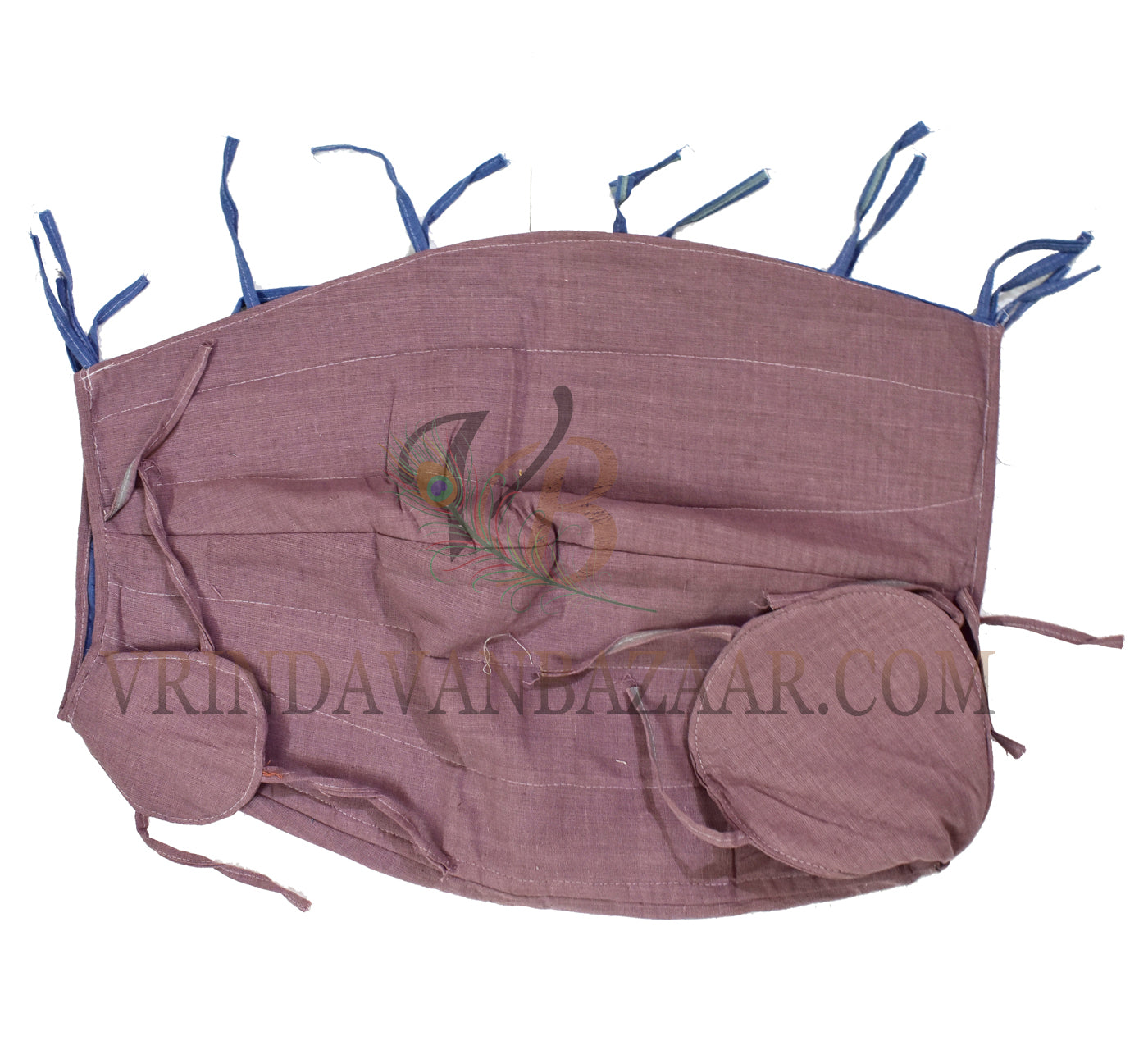 Cotton mridanga cover – Vrindavan Bazaar